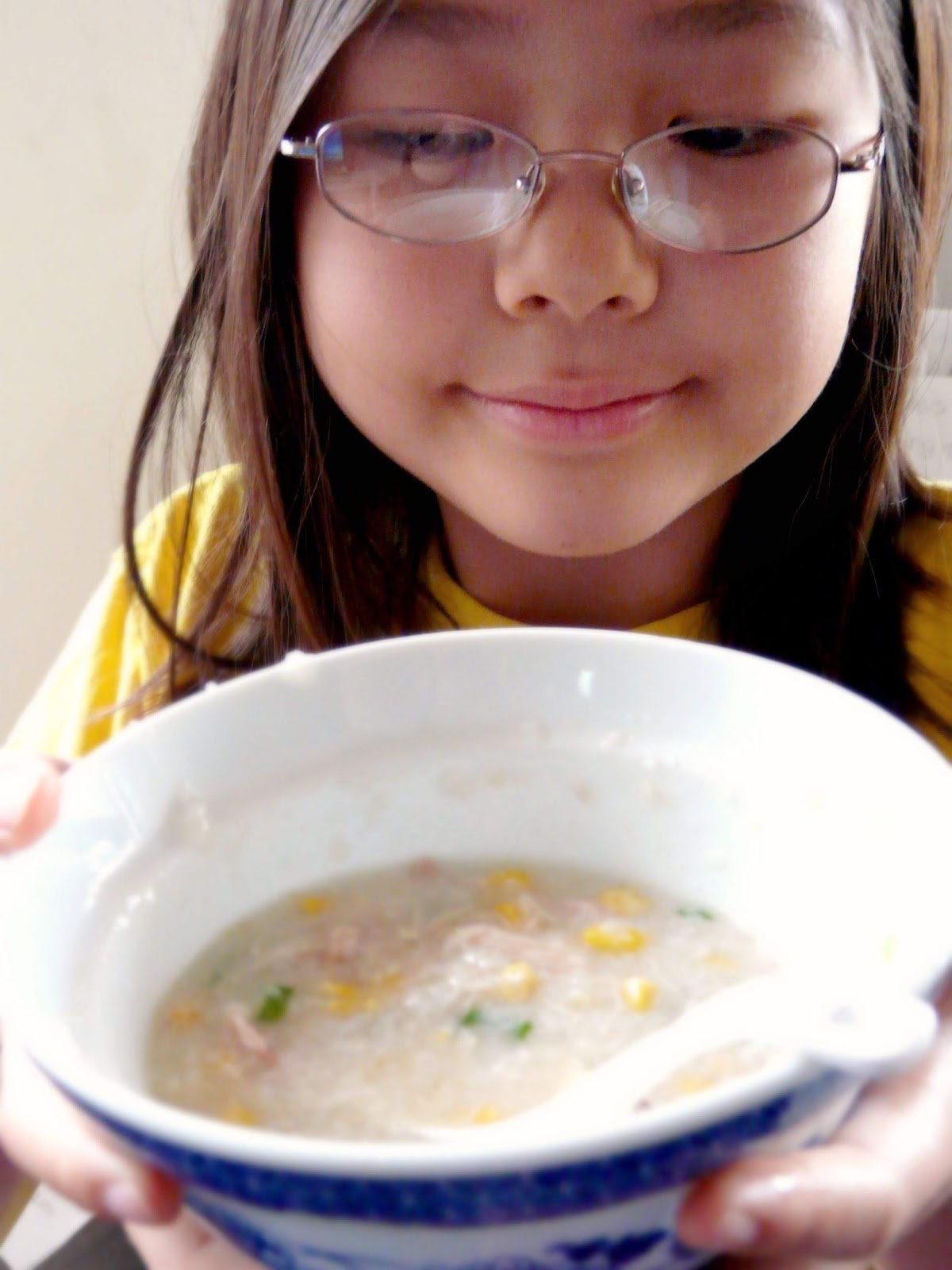 The Red Gingham: Slow Cooker Chicken and Corn Congee