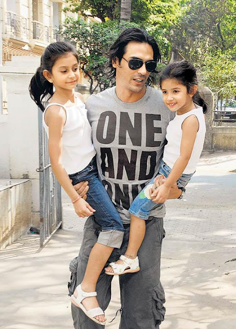 Bollywood Actor Arjun Rampal Family Photos