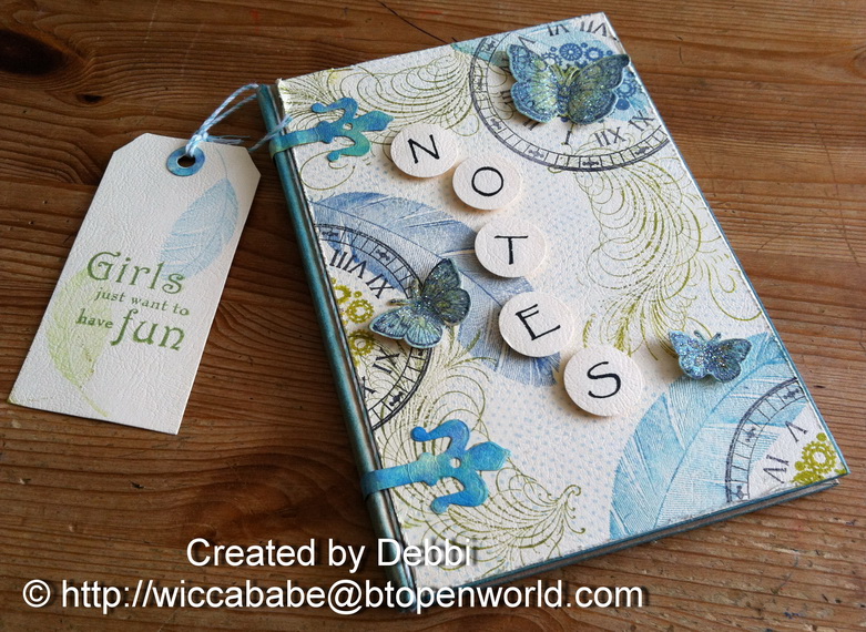 The Crafty Cuttings of Wiccababe: Altered Notebook