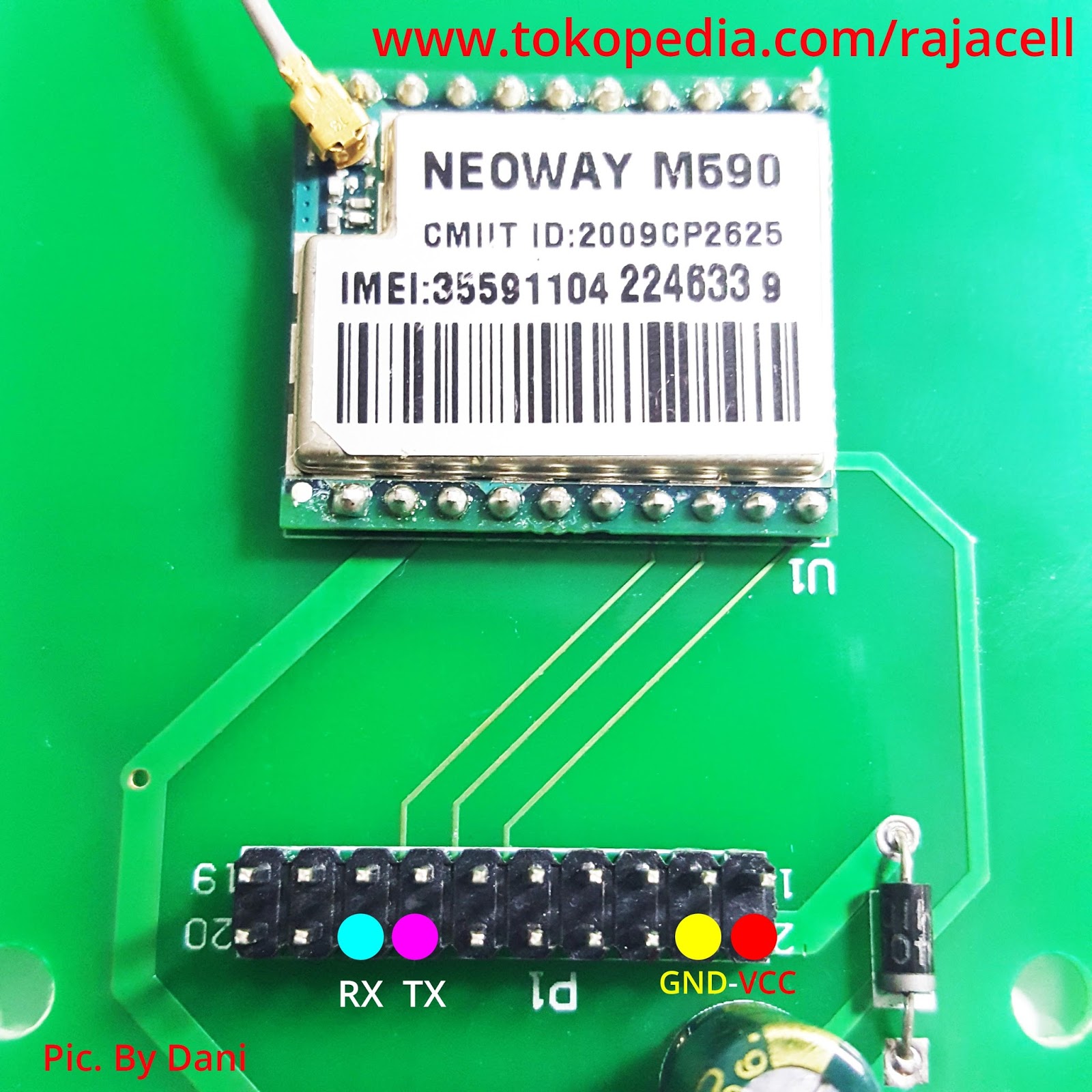 NEOWAY M590 V.1.21 GSM/GPRS Module Serial Modem for Arduino | Belajar Arduino
