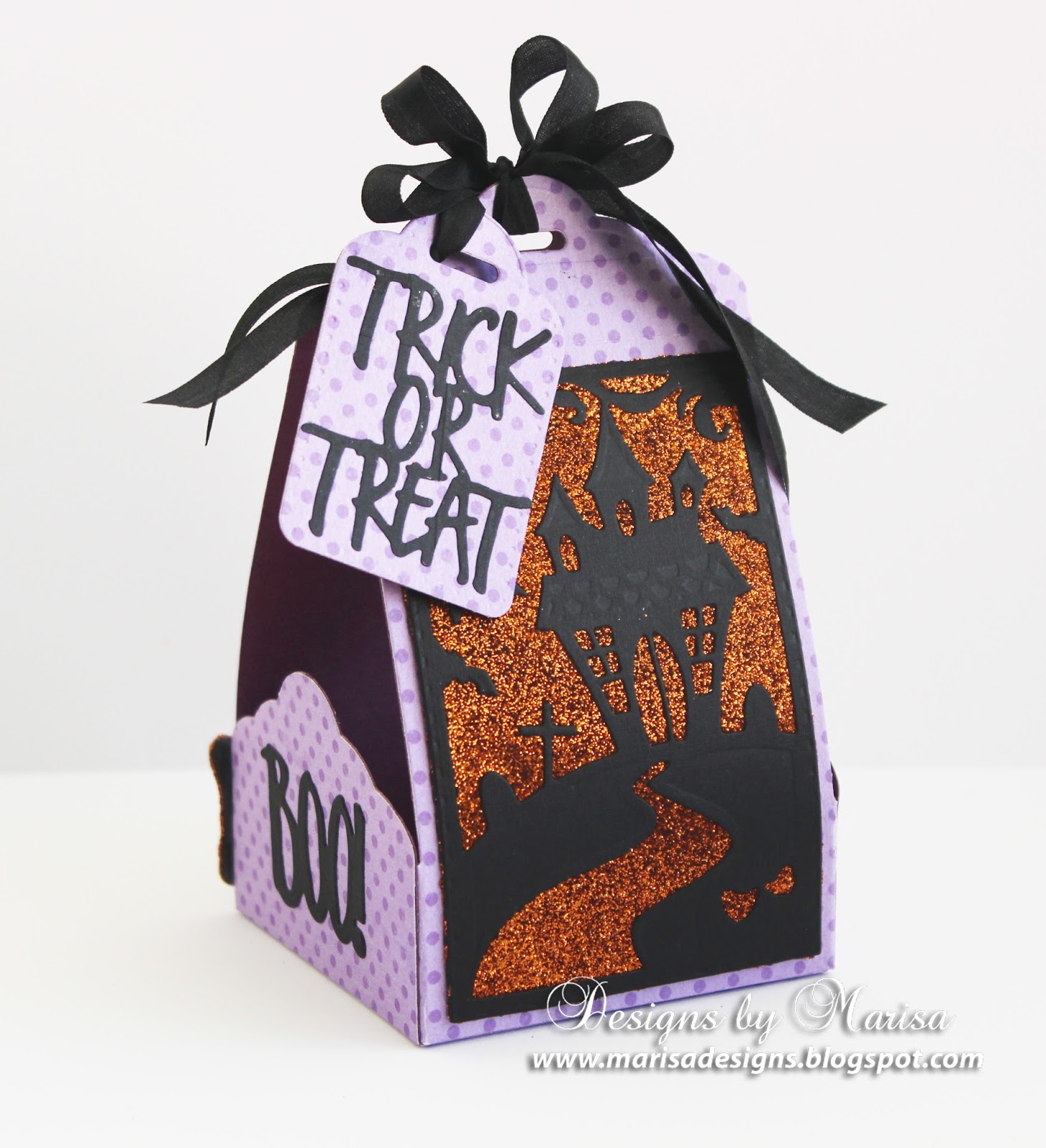 Designs by Marisa: Tonic Studios - Happy Halloween Treat Box