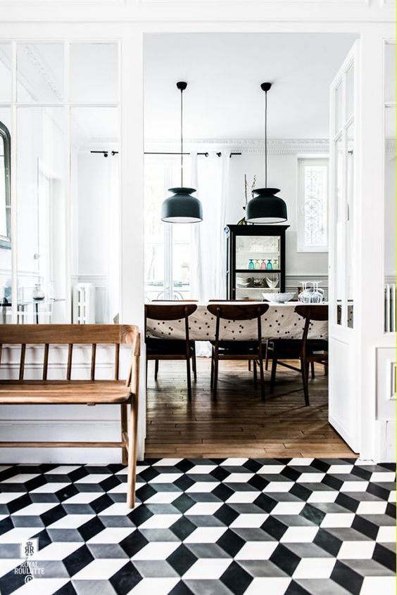 Eye For Design: Decorating With Geometric 3D Flooring.......Modern Yet ...