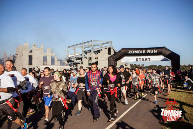 Horsing Around At Home: Zombie Run. The original zombie-infested 5K run