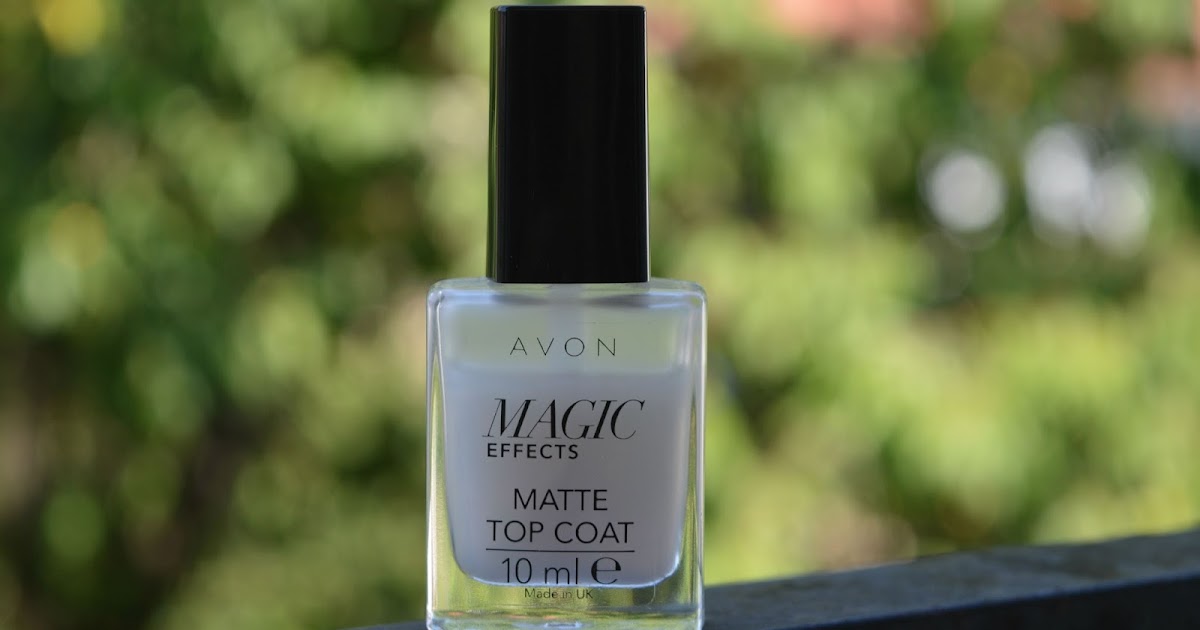 Testing the Avon Magic Effects matte top coat