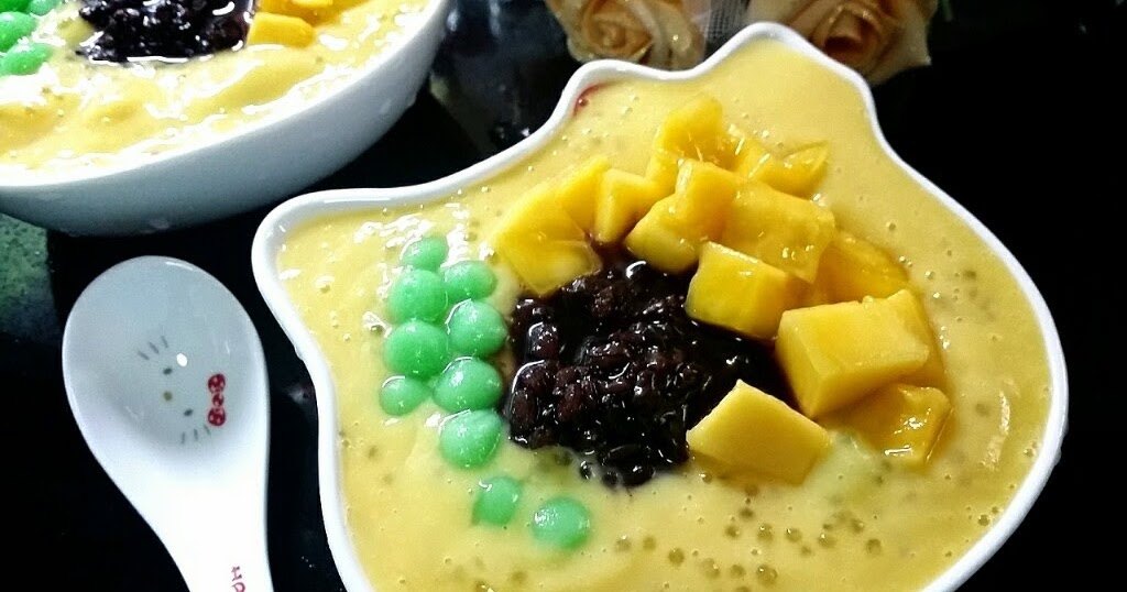 Tiffy Delicatessen: Mango with Black Glutinous Rice and Glutinous Rice Ball