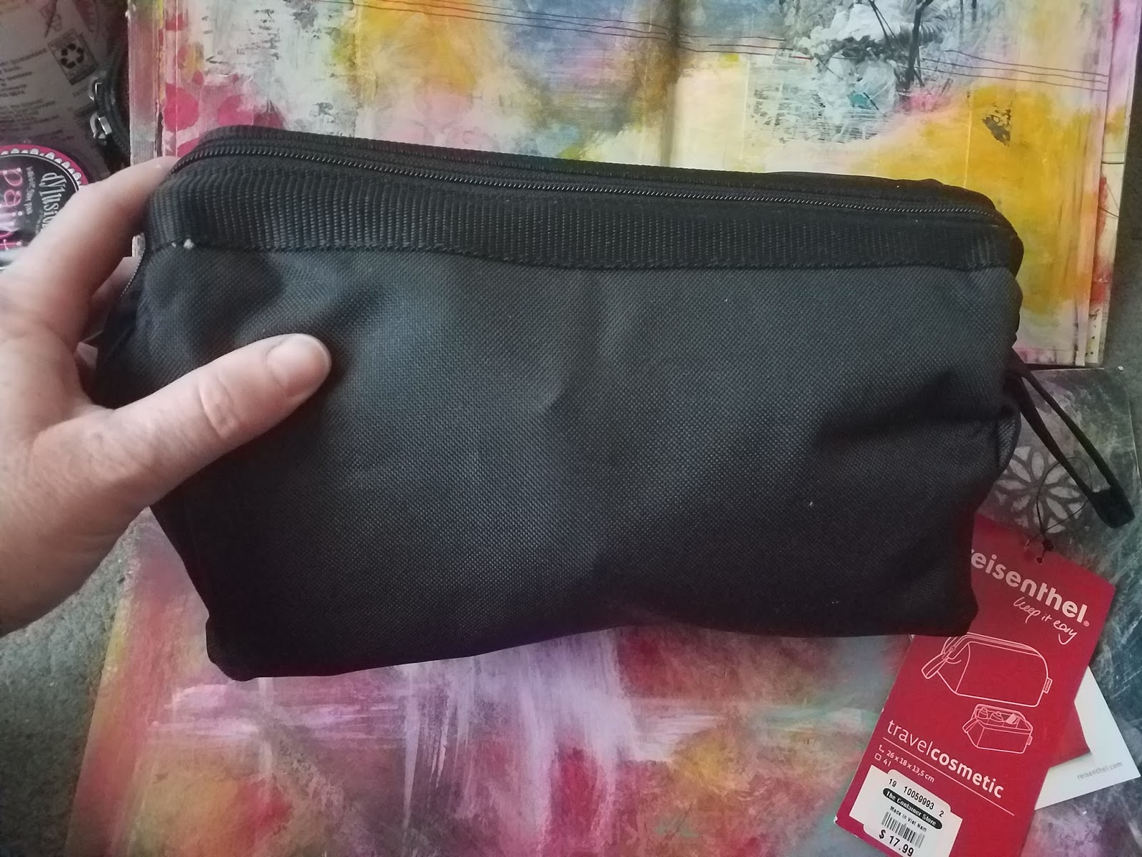 My New Paint Bag a.k.a. Reisenthel Black Toiletry Kit