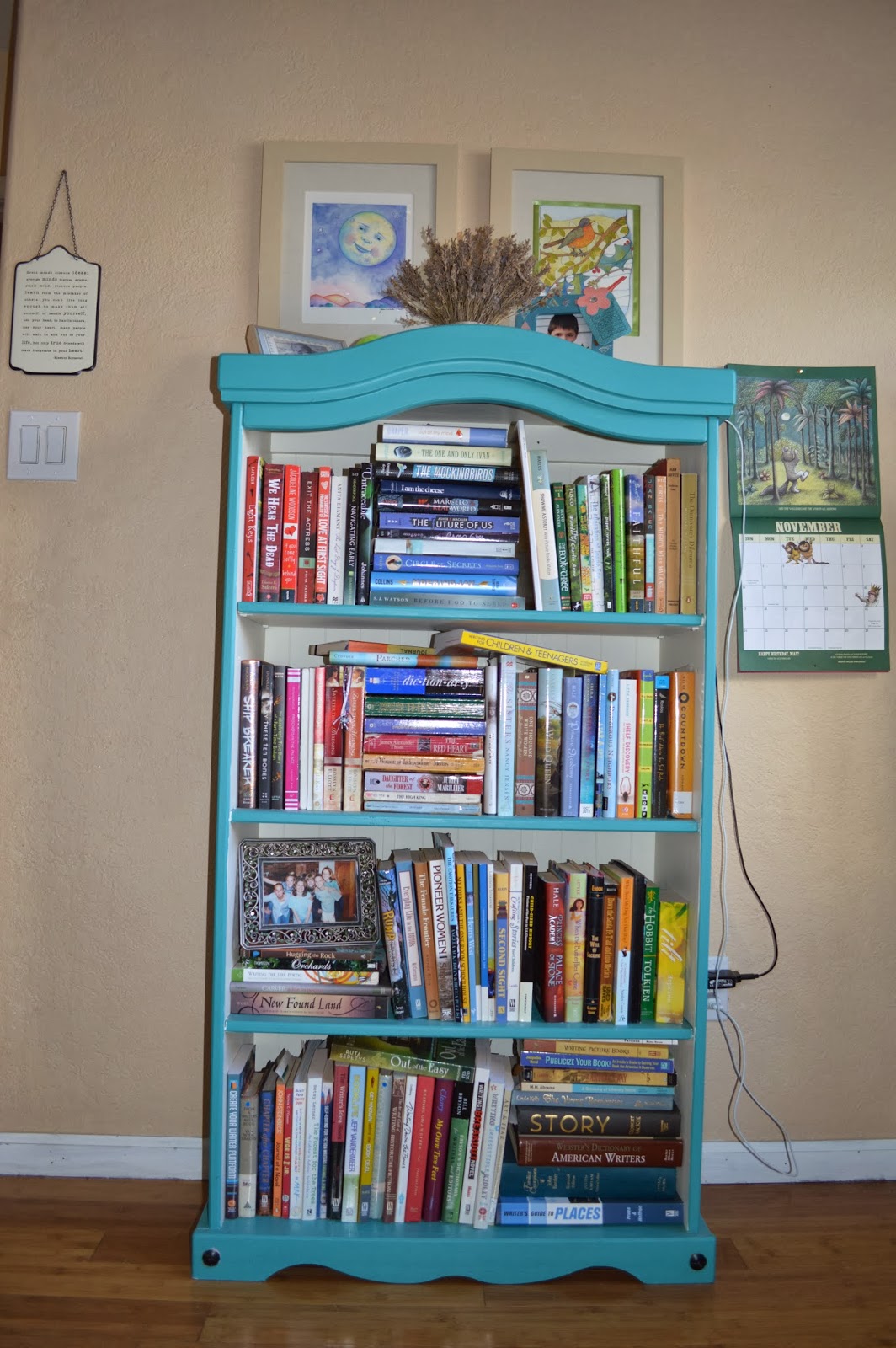 What's on YOUR Bookshelf? The Messy Author Edition - Caroline Starr Rose