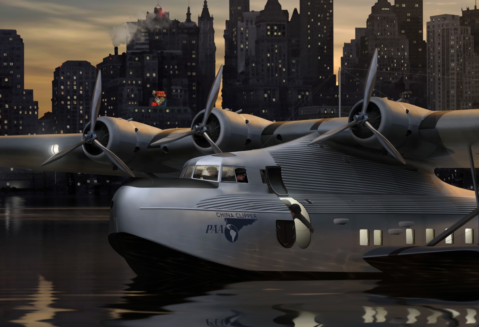 Aviation Art of Ron Cole & Cole's Aircraft: Pan American Clippers by ...