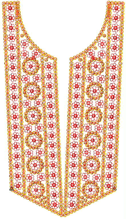 EmbDesignTube: Multi-Sequin Neck mix Collection Embroidery Designs