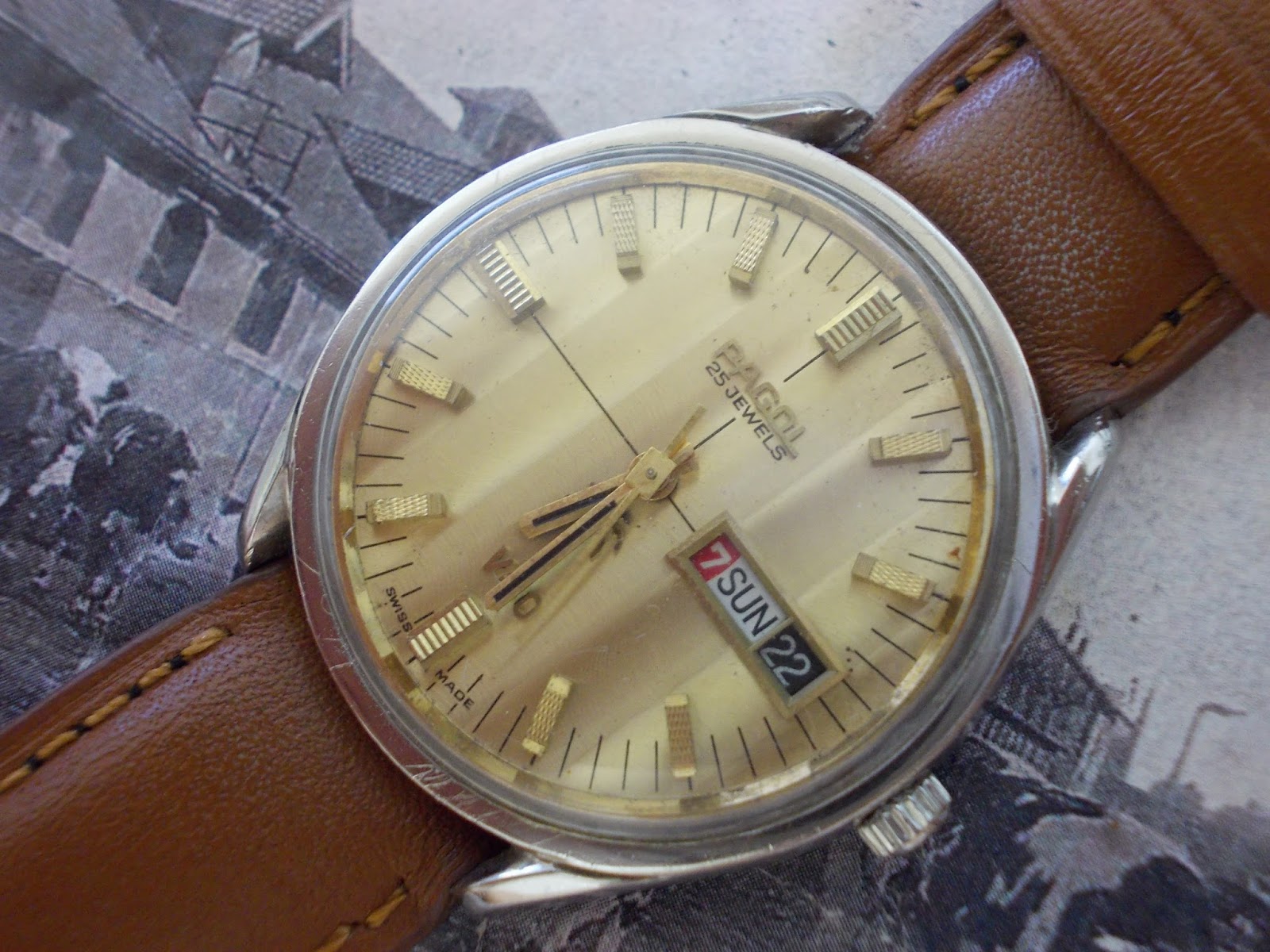 vintage watches: Pagol V40 automatic