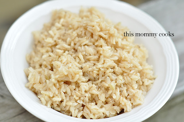 This Mommy Cooks: Baked Brown Rice