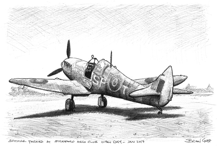 Sketchy Drawings: Spitfire