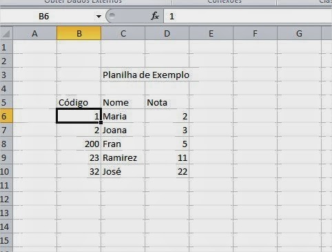 Discípulo do NADA: Excel: Verificar se o valor de uma coluna já existe ...