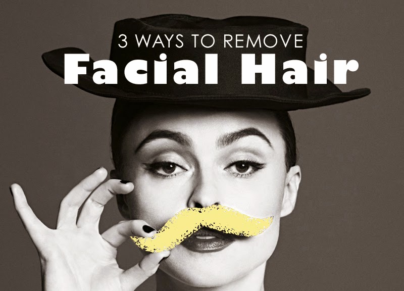 3 Ways to Remove Facial Hair | Scratch 'N' Stef