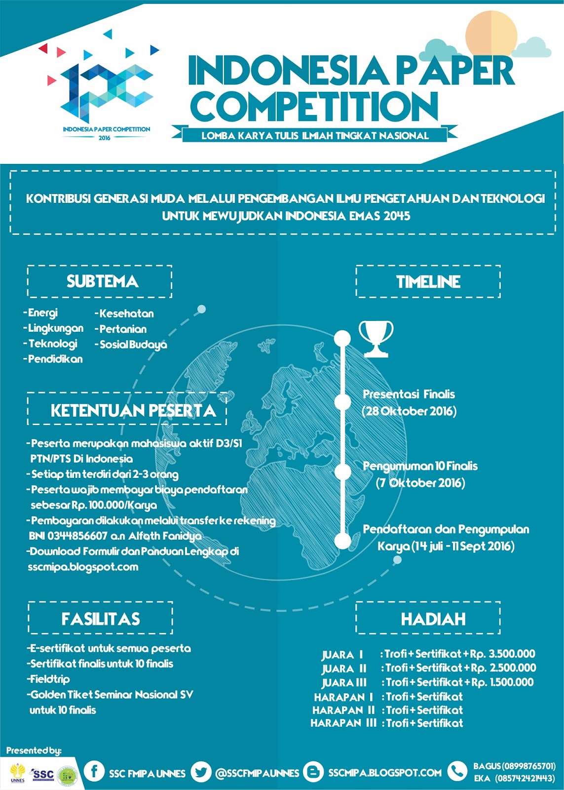 Indonesia Paper Competition 2016 ~ SSC FMIPA