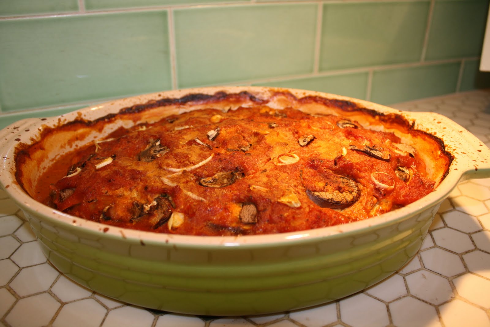 Turquoise Tile Kitchen: Almond Pulp Ricotta & Vegan Eggplant Lasagna