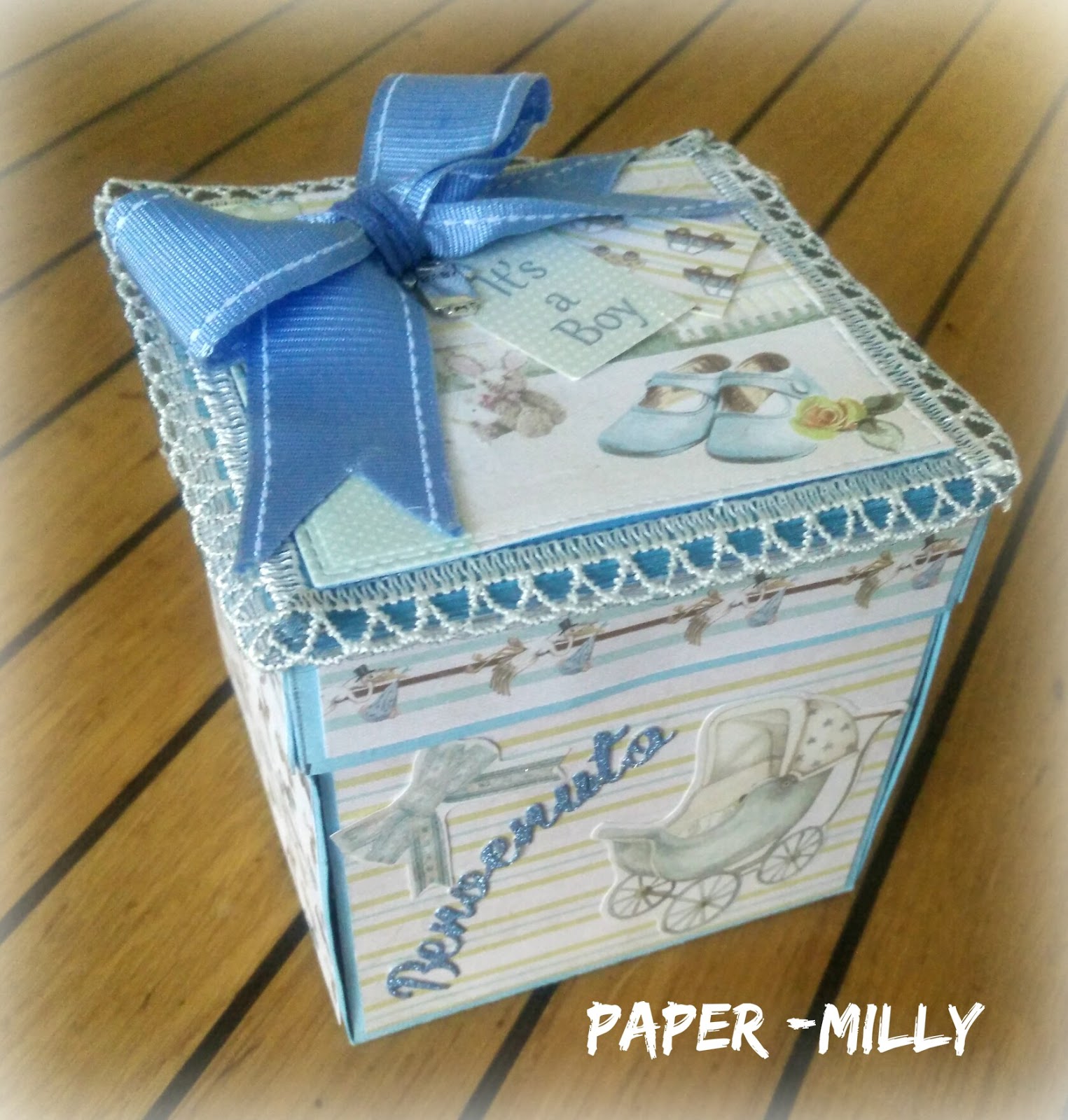 Le Tre Pazze PAPERine: BABY EXPLOSION BOX