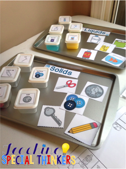 Interactive Science Pack: Solids and Liquids - Teaching Special Thinkers