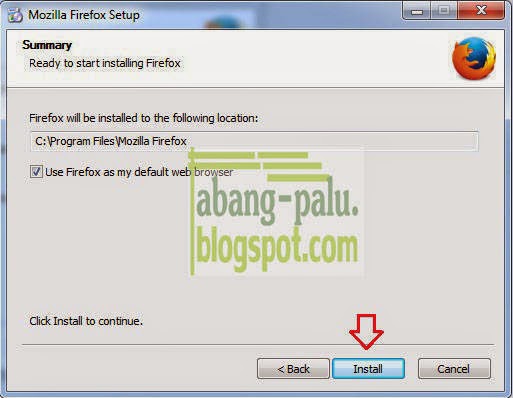 langkah-langkah menginstal web browser