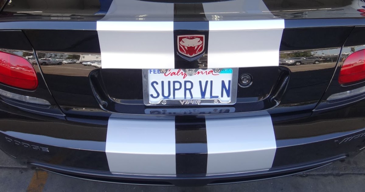 Just A Car Guy: Super license plate