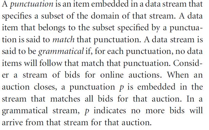 Event Processing Thinking: On context and punctuation