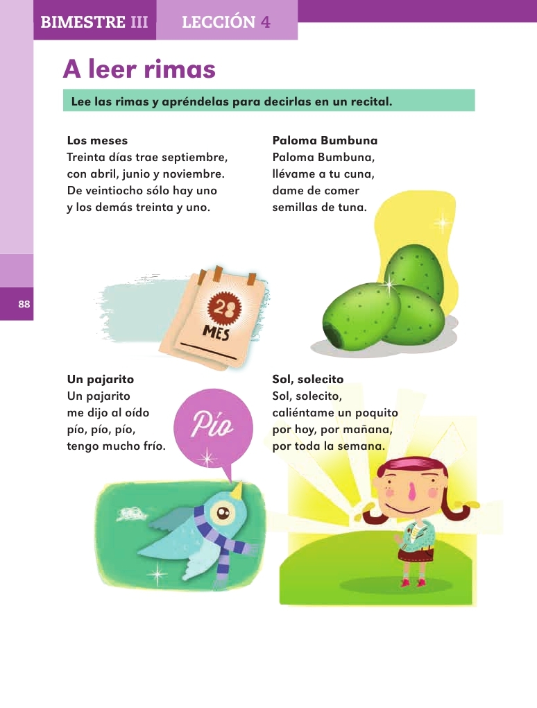 Rimas Infantiles En Espanol