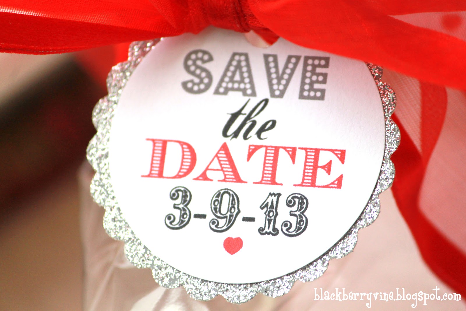 The Blackberry Vine: Save the Date Cake Pops