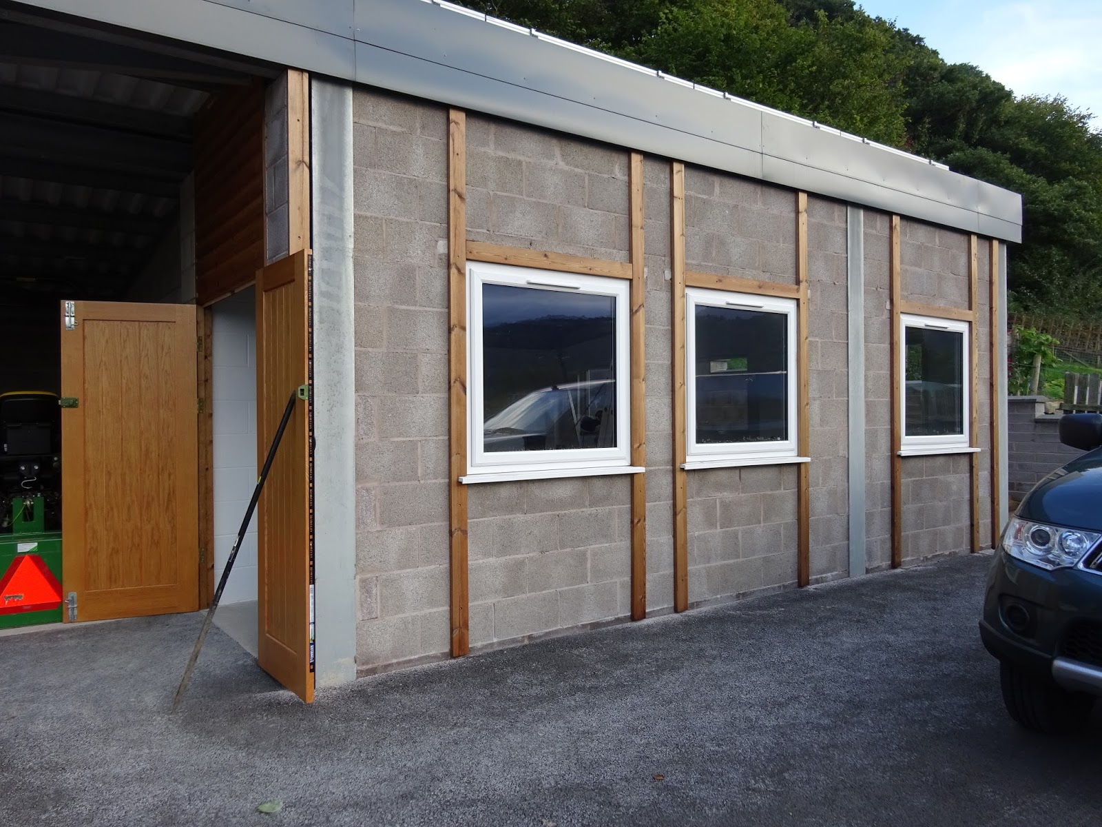 Our New Life in the Country: Cladding the Workshop