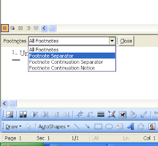 Answer to Questions about Microsoft Word: Change or remove a footnote ...