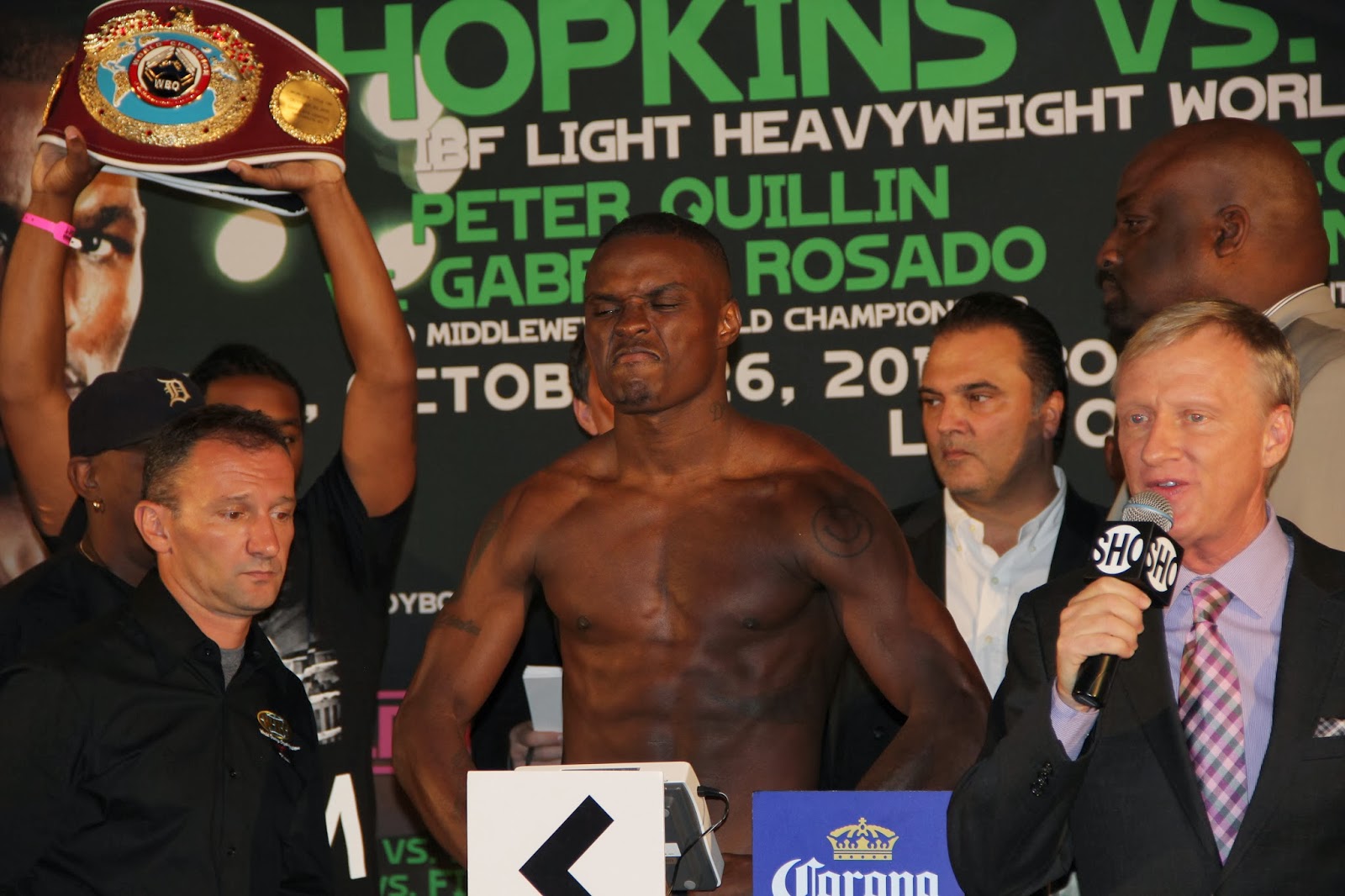 Deontay Wilder "The Bronze Bomber": And now for the weigh-in