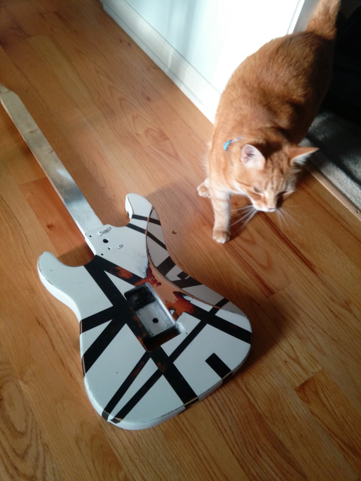 [Mattwins]: How to Paint an Eddie Van Halen Frankenstrat Guitar