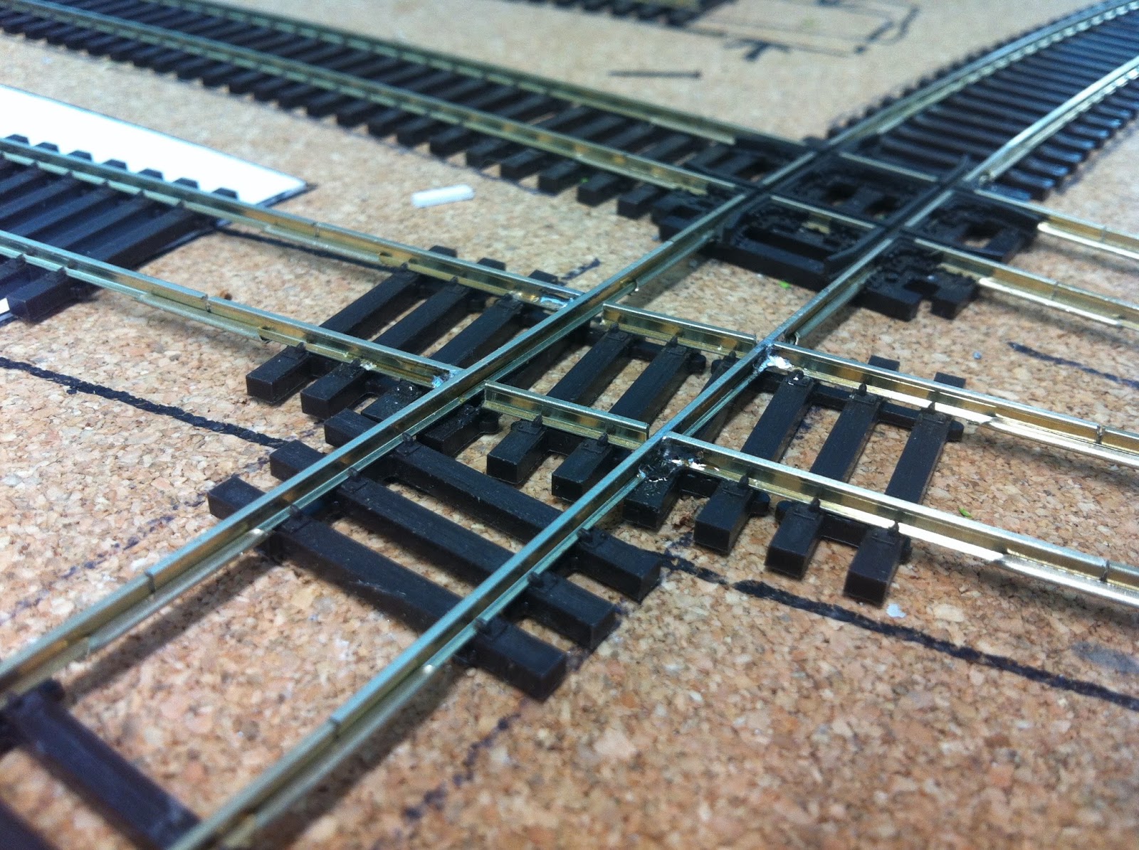Model Railroad Track Cross Section