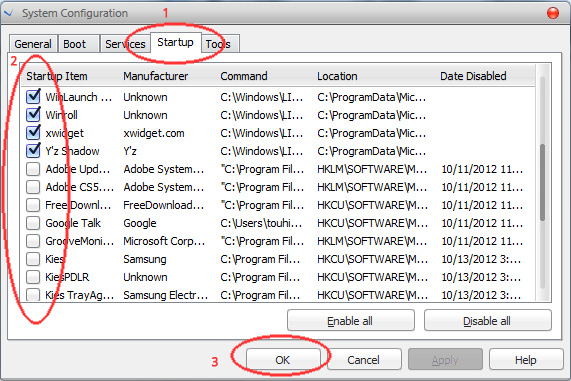 My Tutorial Guide: How to Change, Edit or Stop startup applications ...