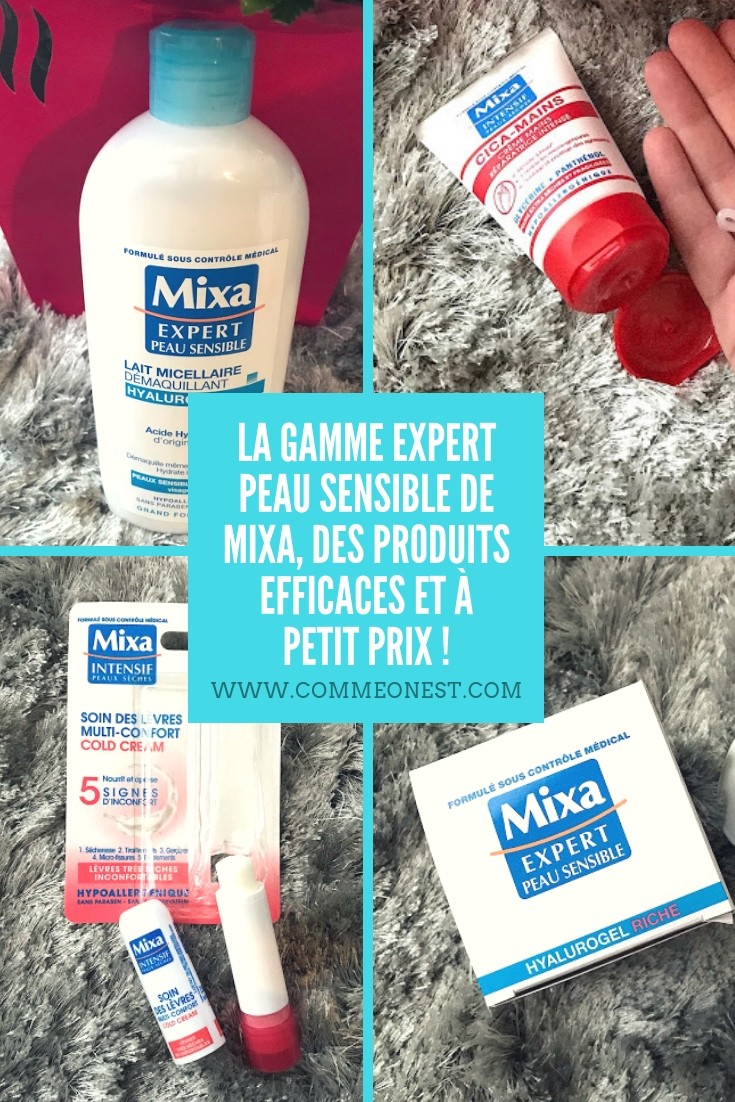La gamme expert peau sensible de Mixa, des produits efficaces et à ...