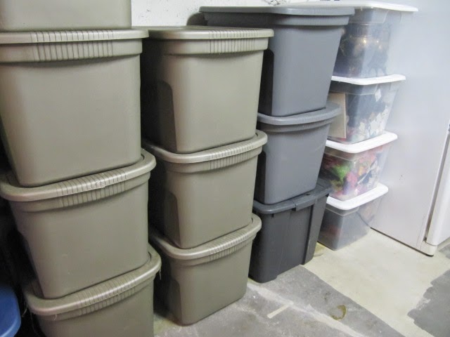 Sew Many Ways...: Organization…Color Coded Storage Boxes