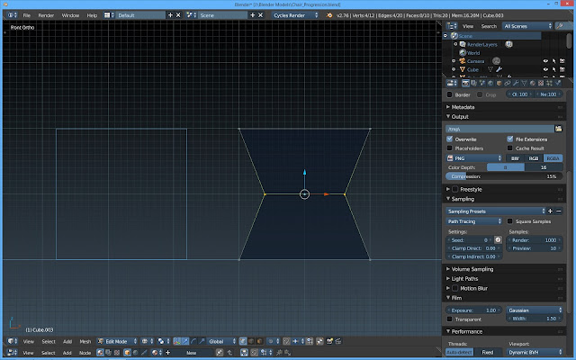 The Tinkers Workshop: From Blender 3D Cube To Blender 3D Chair In Less ...