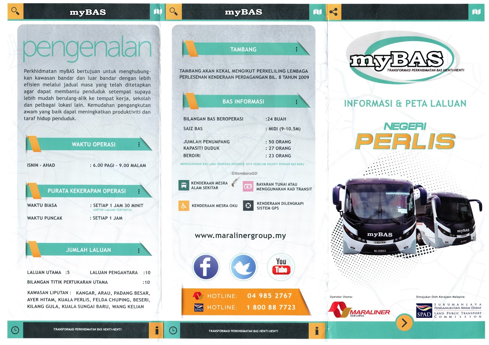 KembaraGD: Kangar, Perlis, Malaysia - 25 Ogos 2015 - Perkhidmatan Bas ...