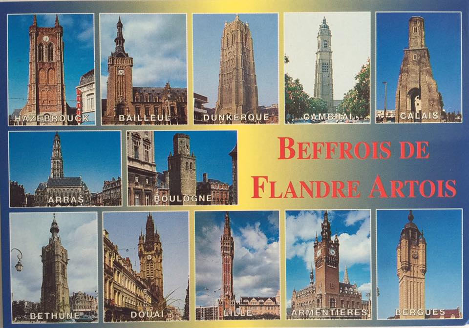 My UNESCO World Heritage Postcards: Belgium - France - Belfries of ...