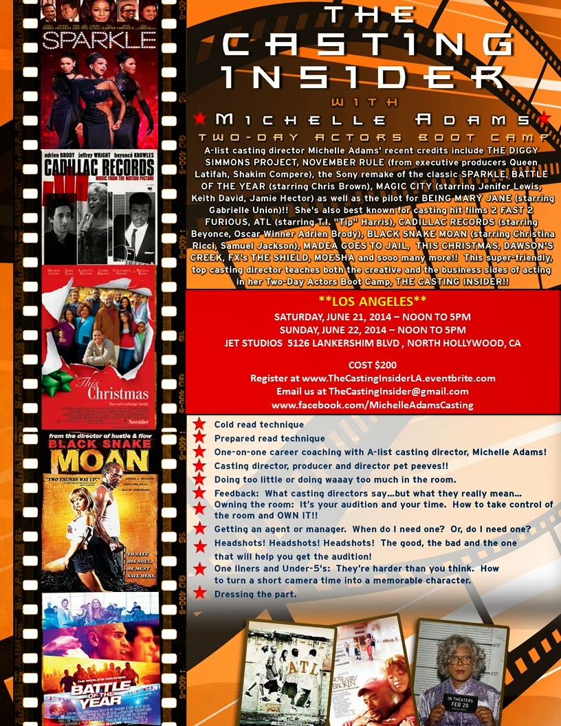 Michelle Adams Casting News!