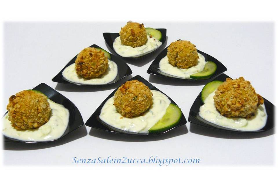 Senza Sale in Zucca: Il finger food: crocchetta di tonno su crema al ...