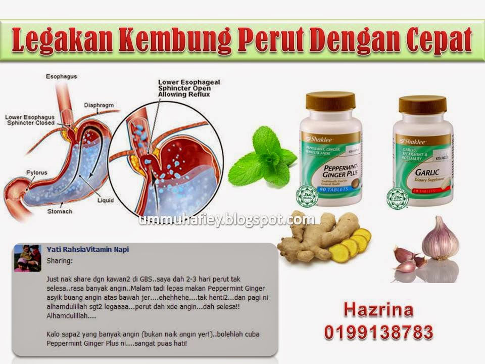 Officially a Working At Home Mom (WAHM): Punca perut kembung dan berangin