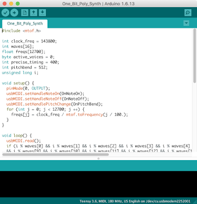 little-scale: One Bit Polyphonic Synth with Sixteen Voices