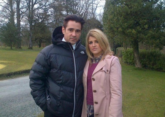 colin farrell: First Photo of Colin Farrell on Set of “Miss Julie”