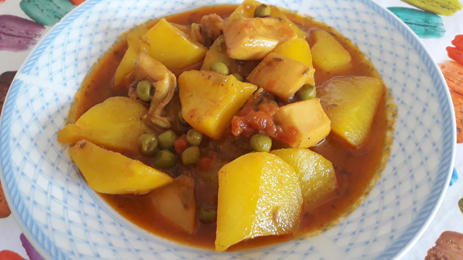 Comida de mi pueblo: PAPAS CON CHOCO