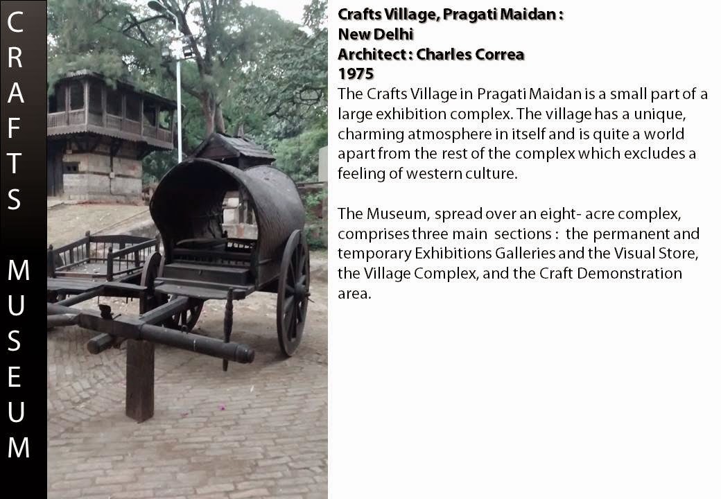 Case Studies on Museums: CRAFTS VILLAGE - Charles Correa - 321,328