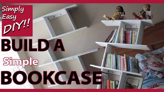 Simply Easy DIY: DIY Simple Wall Hanging Bookcase