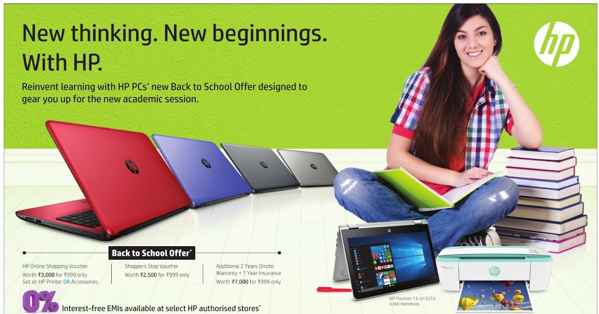 Hp laptops amazing back to school offers | April 2017 discount offers