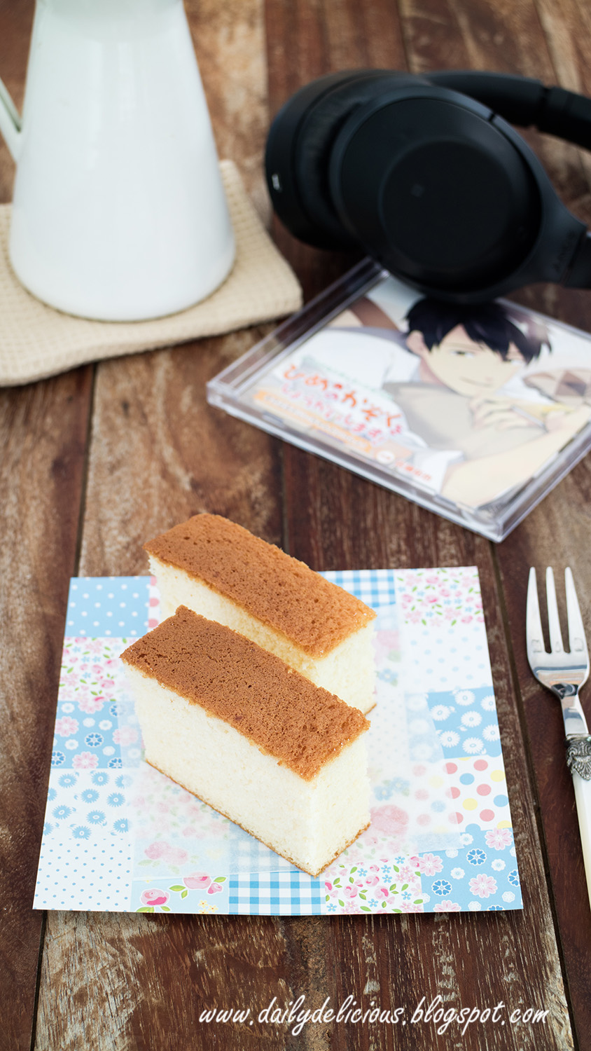 dailydelicious: Castella Cake: Soft and fluffy Castella cake