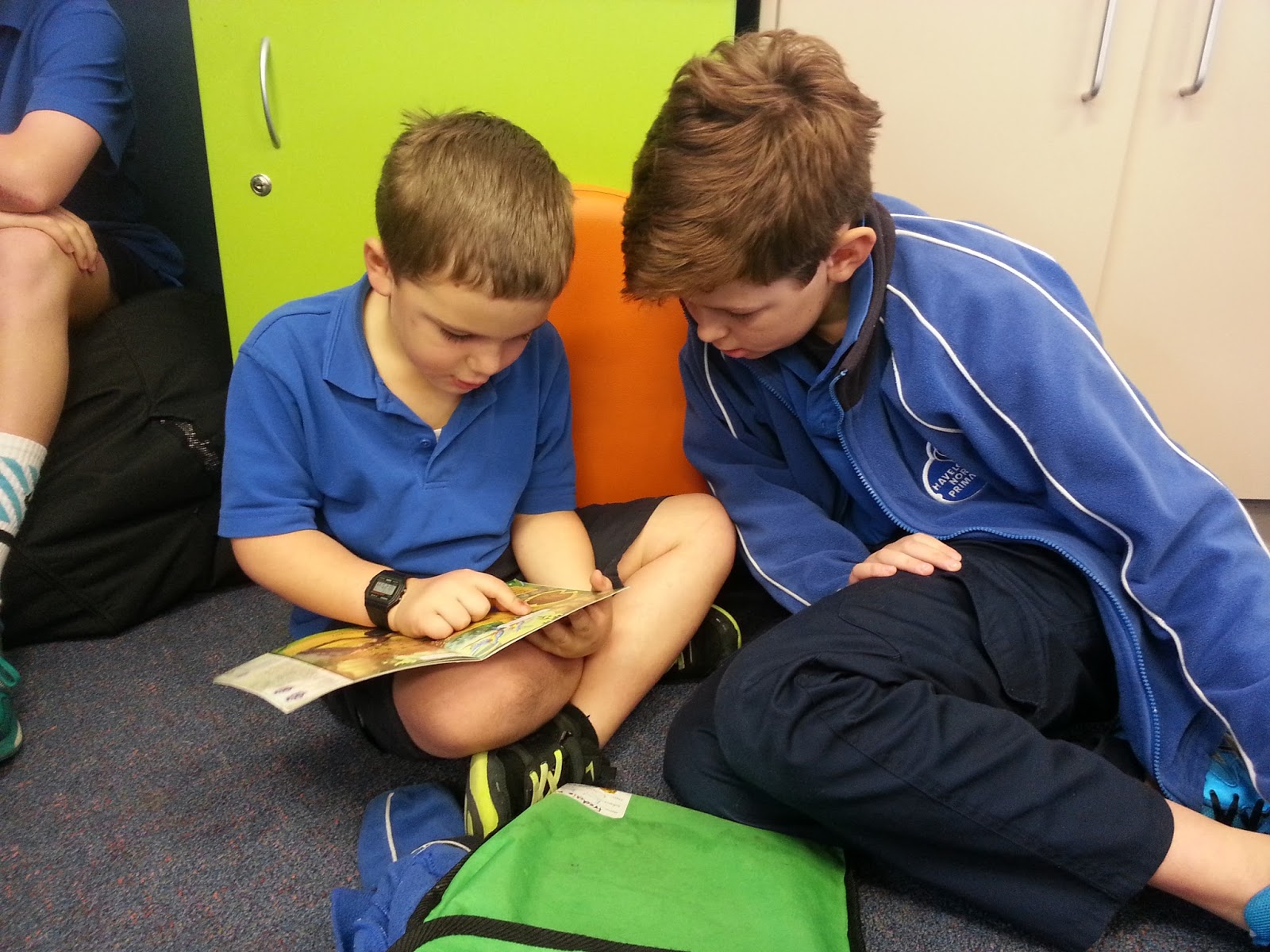 J Cameron D Kinsey: Reading with our Buddy Class