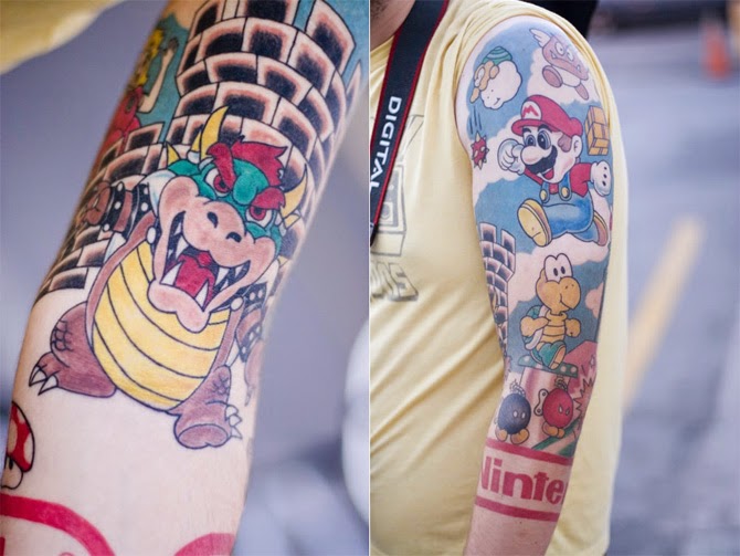 25 Tatuagens Mario Bros ~ Tem Tatuagem